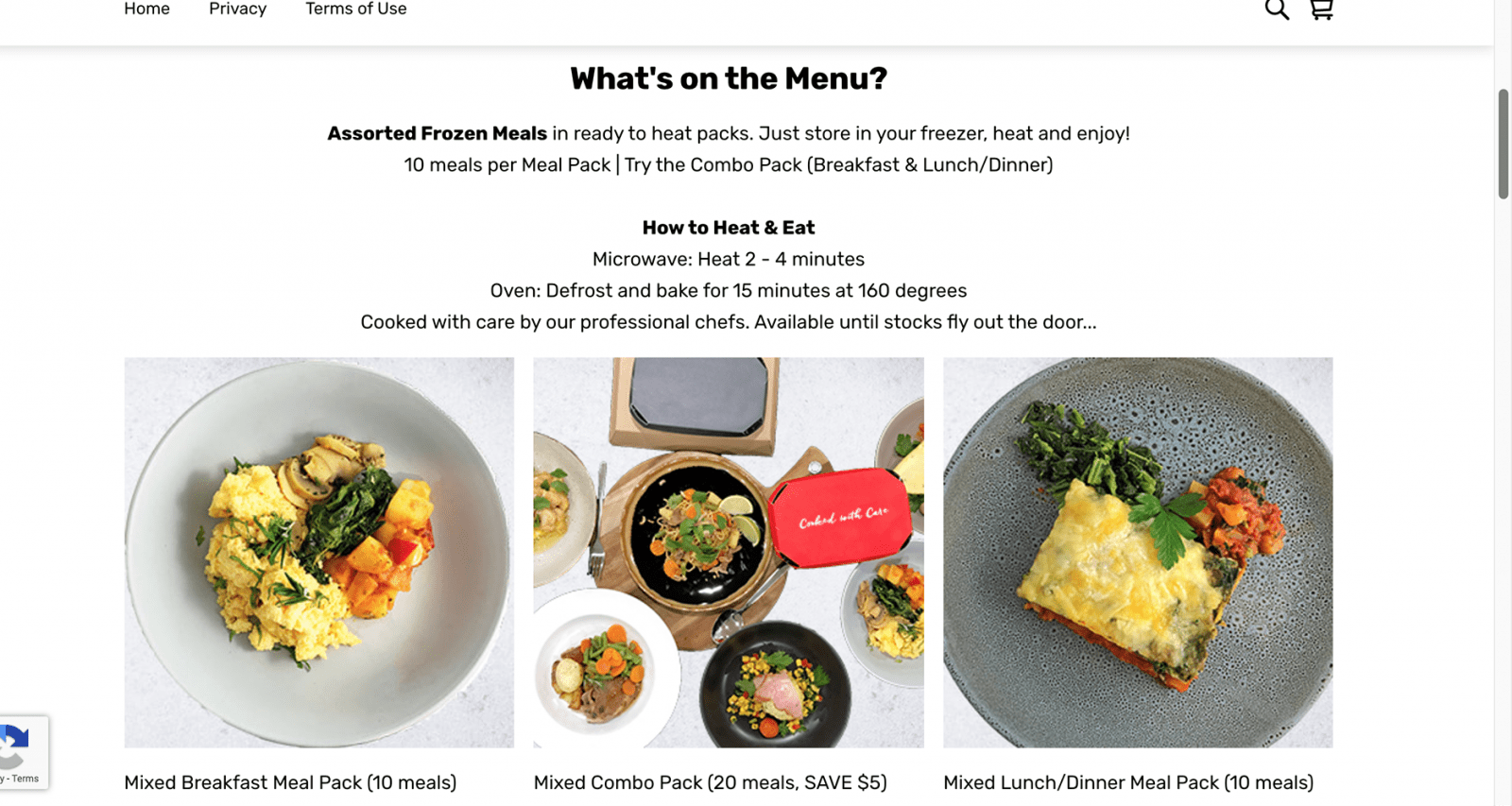 Gate Gourmet selling cheap at home meals for $2