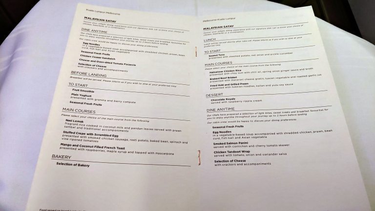 Malaysia Airlines Business Food 2025: Premium Worth It?